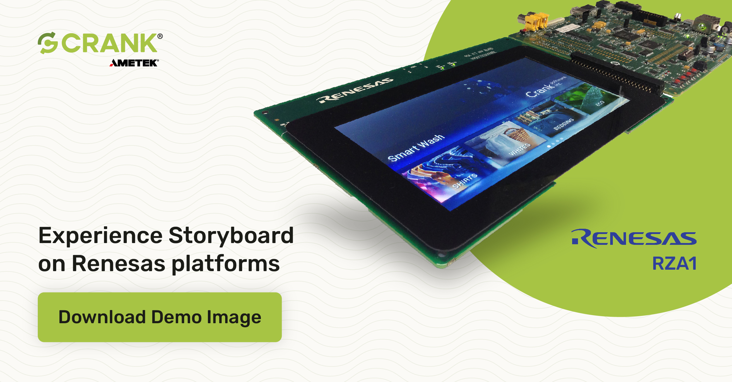 Renesas RZ/G2E Downloadable Demo Image | Crank Software